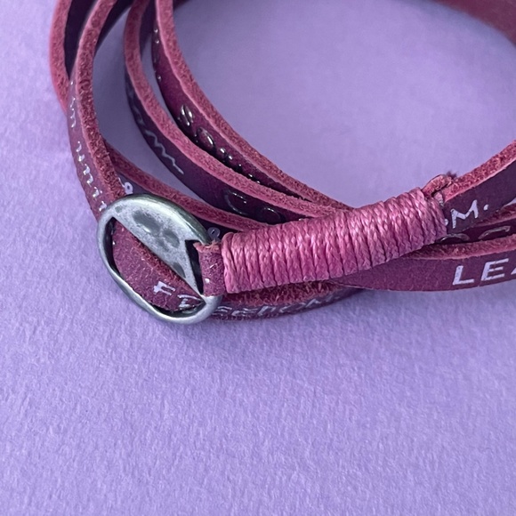 Humanity For All | Jewelry | Humanity For All Wrap Bracelet Dark Pink ...